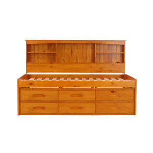 Viv + Rae Beckford 6 Drawer Solid Wood Daybed with Bookcase by Viv + Raeâ?¢ & Reviews | Wayfair